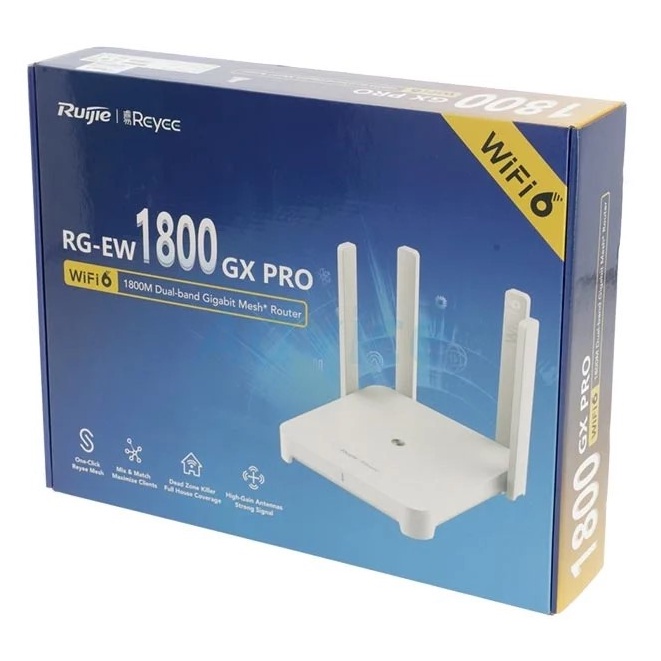 เร้าเตอร์ RUIJIE REYEE (RG-EW1800GX PRO) 1800M WI-FI 6 DUAL-BAND ...