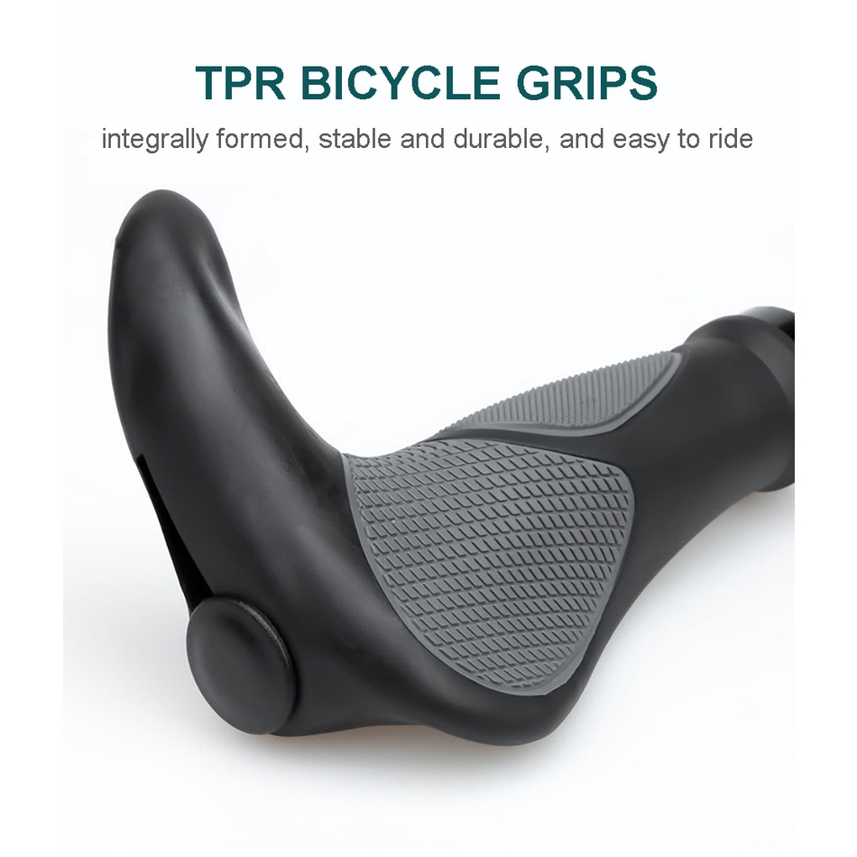 แฮนด์จักรยาน Bicycle Grip TPR Rubber Integrated Mtb Accessories Bicycle ...