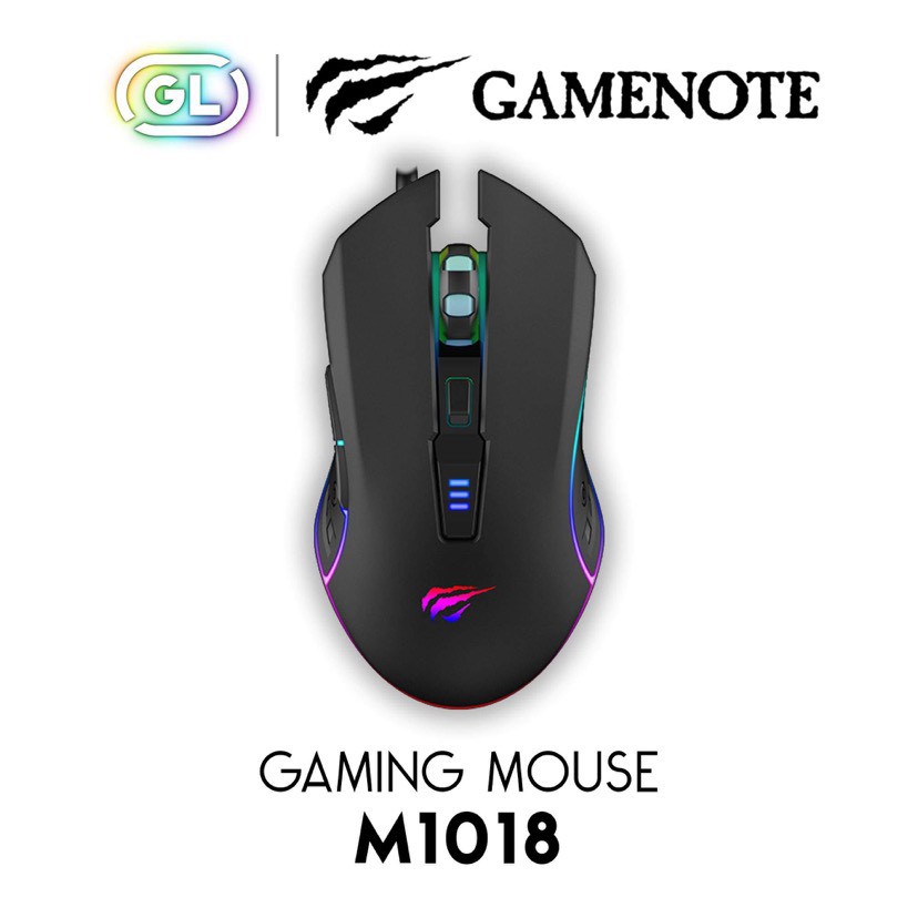 Gamenote Gaming mouse รุ่น MS1018 เม้าส์เกมมิ่ง สำหรับเล่นเกมส์ มีไฟ ...