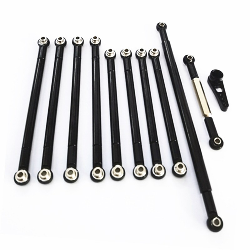 for MN86S MN86 MN86KS MN86K MN G500 Metal Pull Rod Steering Link Rod Shock Absorber Set 112 RC ...