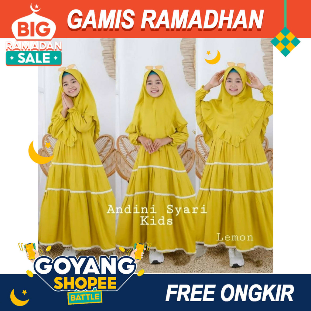 Ramadhan Gamis Syar% E2% 80% 99i Khimar Mayung 100 ภาพจริง I.162038093. ...