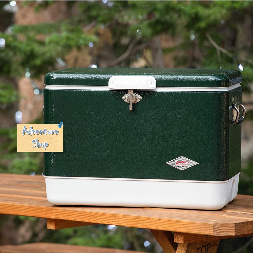 Coleman Cooler Steel Belt 54 quart (Green) - plaangel - ThaiPick