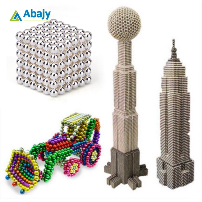 (In stock)216Pcs 5mm DIY Magic Magnet Magnetic Blocks Balls Sphere Cube Beads Puzzle Building ...