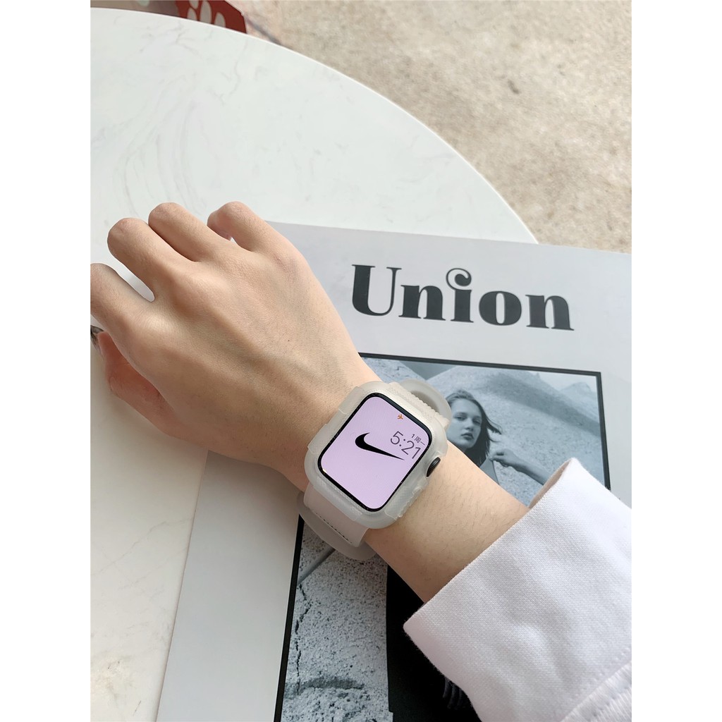 สาย applewatch ♧ใช้ได้กับ iwatch 12/3/4/5/6 ซิลิโคนกีฬารุ่นที่ Apple ...