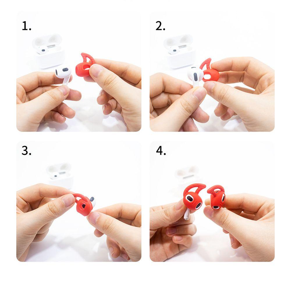 BANANA 5Pairs New Earbuds Headphone Wings Hook Eartips Earcap Earphone ...