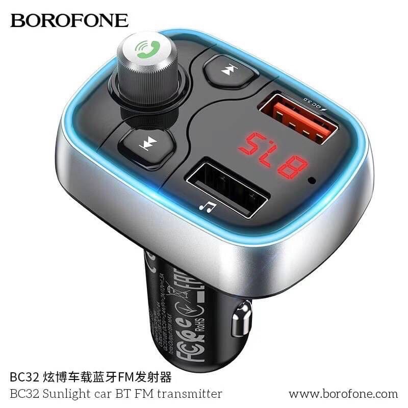 Borofone BC32 Car FM Transmiter - pbjgadgat - ThaiPick