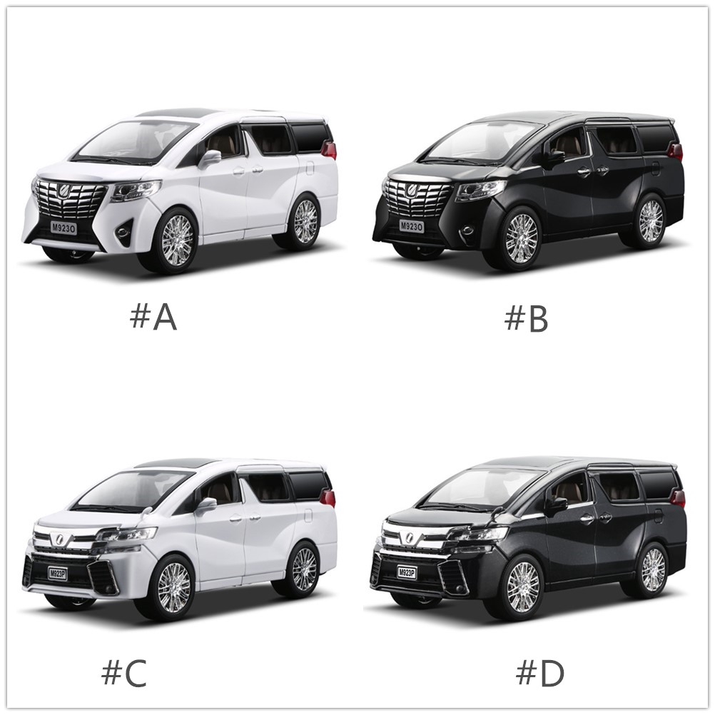 XLG M9230 Toyota Alphard Vellfire 124 Die Cast Model with Light Sound ...