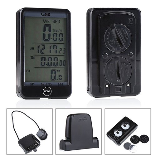 Moon_MTB Bike Bicycle Cycling Computer Odometer LCD Backlight Dispaly ...