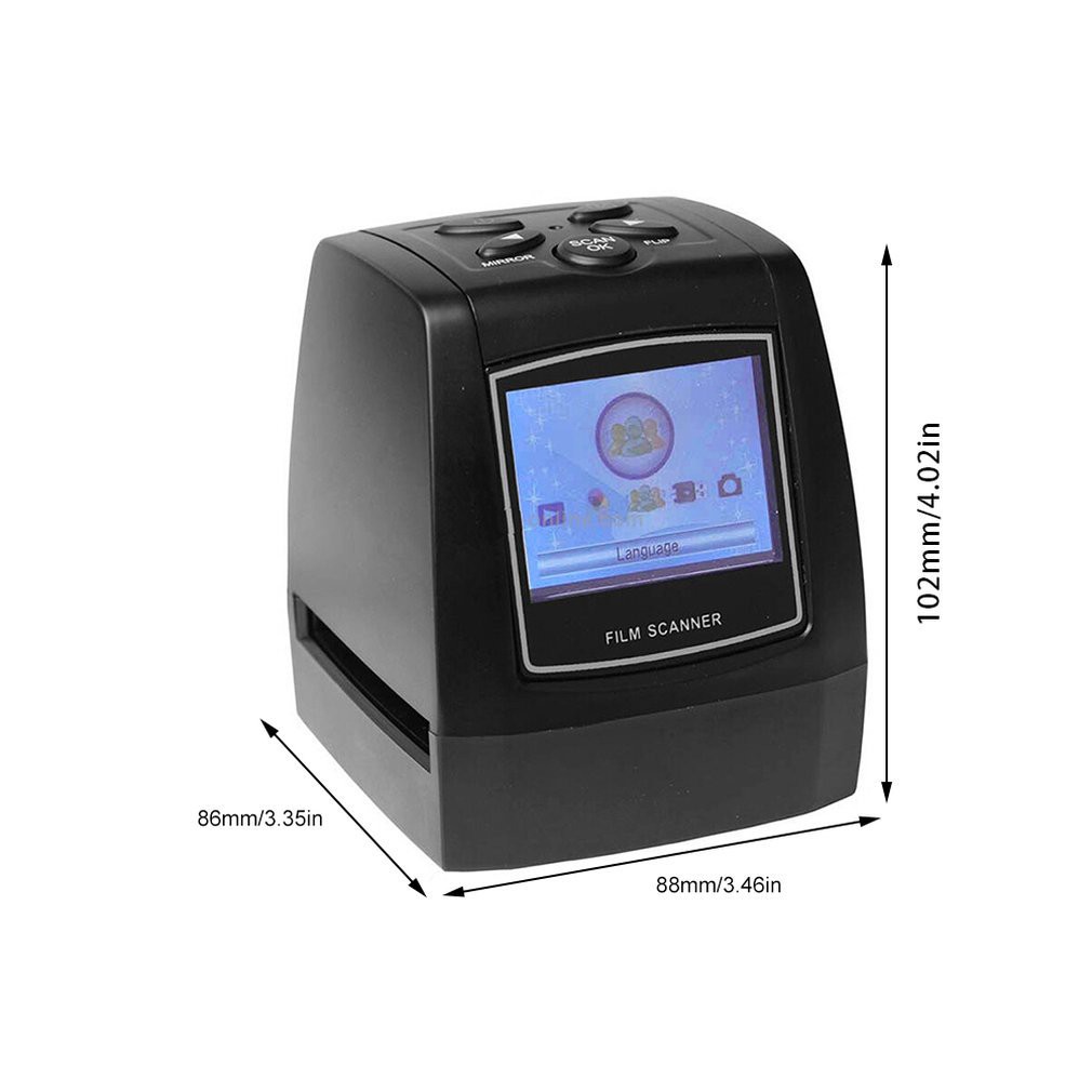 High Resolution 5MP 10MP 135mm Negative Photo Scanner 35mm 2.36"LCD ...