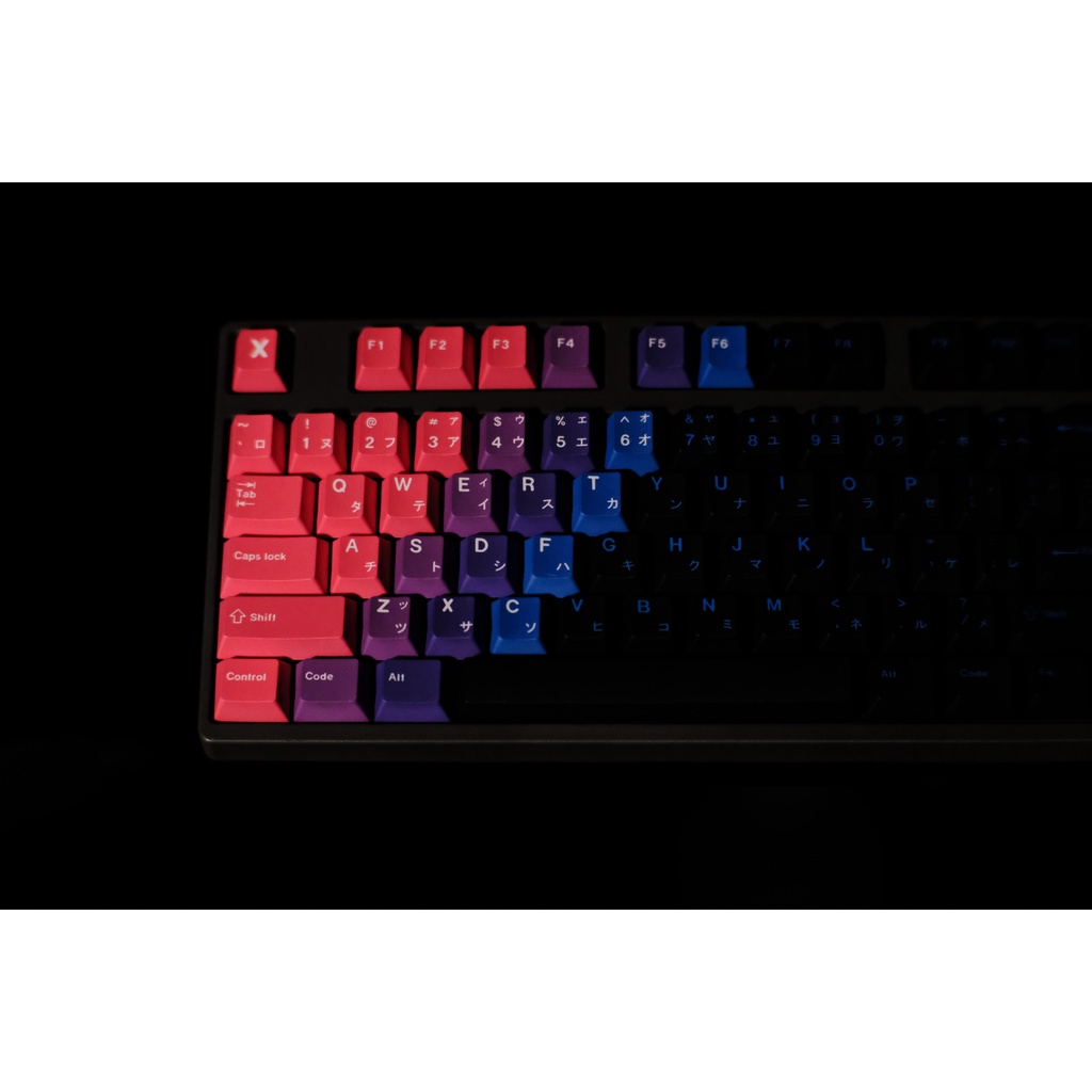 GMK Gradient Starry Sky Keycaps 129 คีย์ PBT Keycaps Cherry Profile DYE ...
