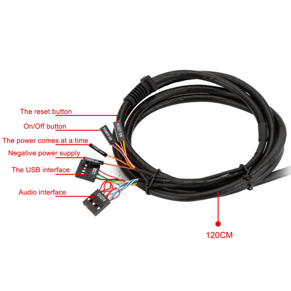 สวิทช์คอมพิวเตอร์แบบ Dual Button USB Power Switch PC - april.th - ThaiPick