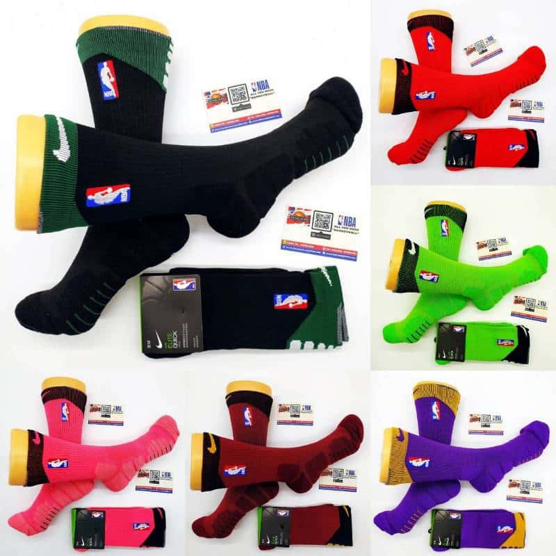 ถุงเท้าบาสเกตบอล NBA NIKE ELITE QUICK CREW BASKETBALL SOCKS พร้อมส่งไทย ...
