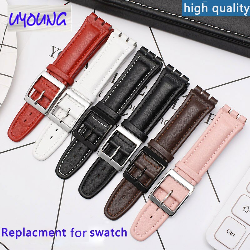 Leather strap 17mm 19mm suitable for sample YCS YGS gift strap ...