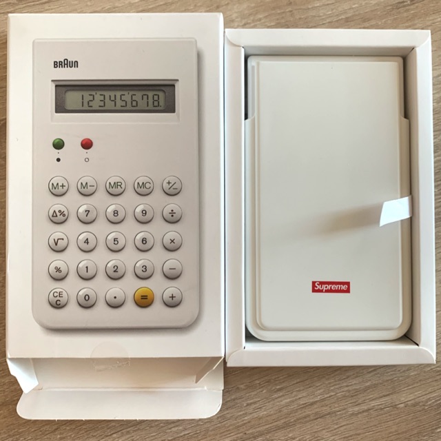 Supreme x Braun ET66 Calculator เครื่องคิดเลข - champiionc - ThaiPick