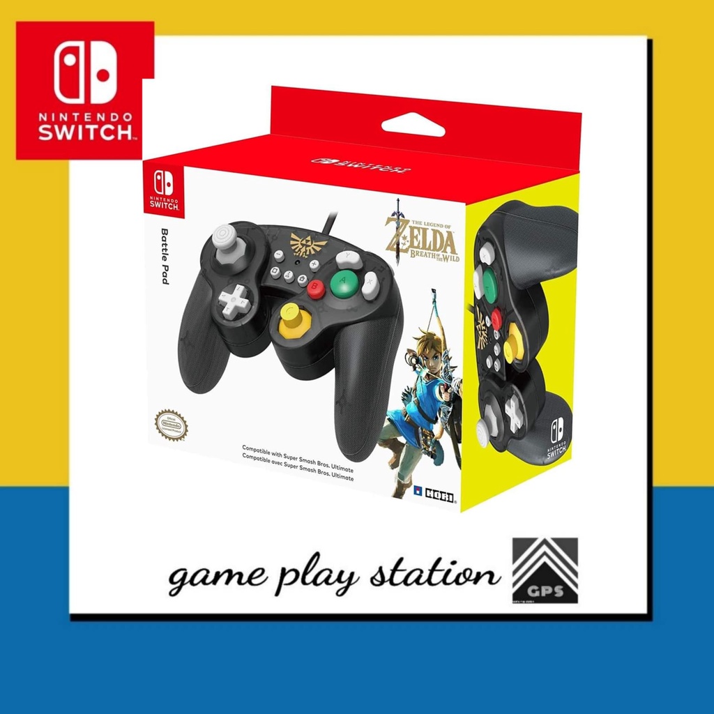 FIRST LOOK AT HORI GAMECUBE CONTROLLER FOR SWITCH BOX ART ( zelda ...