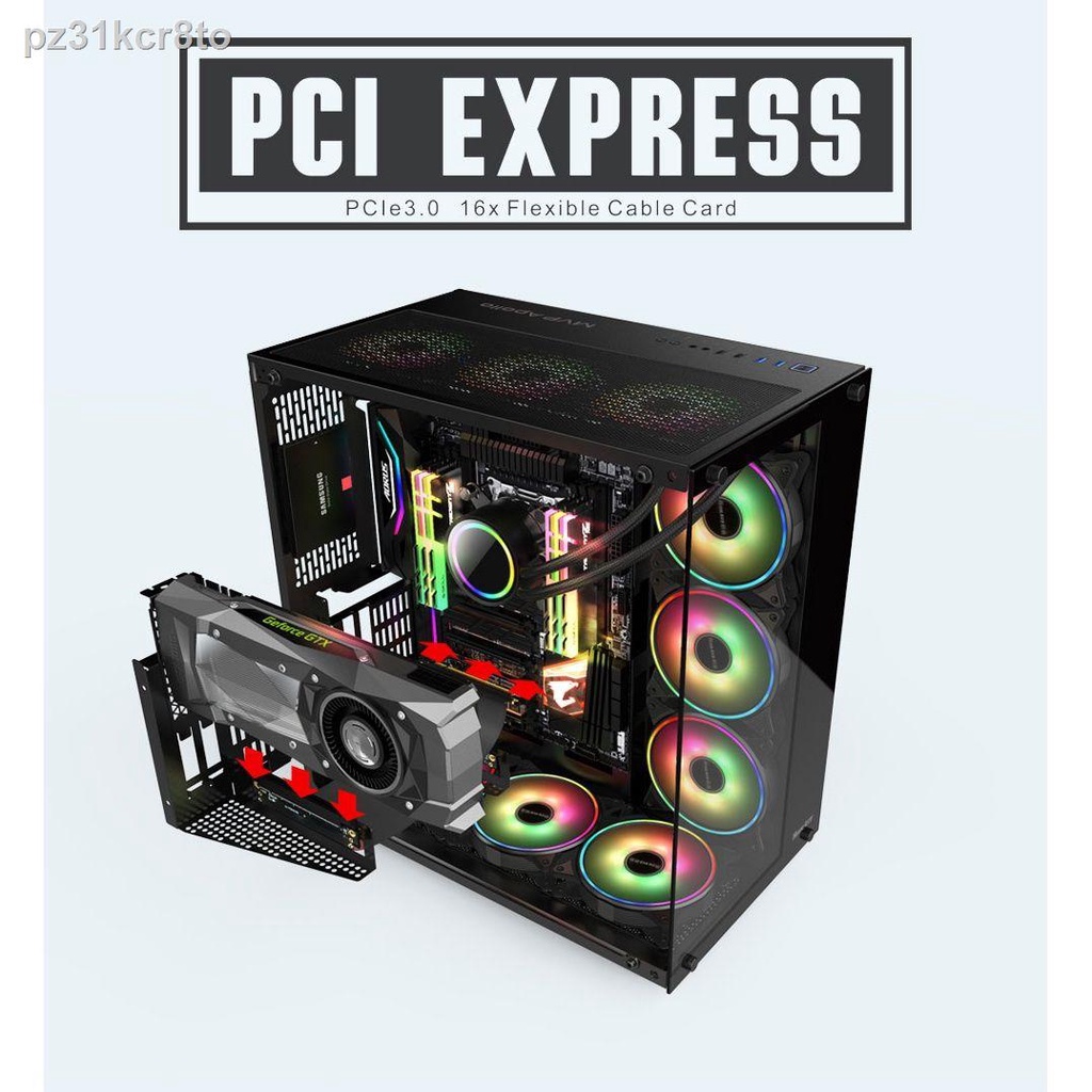 ∋Apollo Chassis ตัวยึดกราฟิกการ์ด กราฟิกการ์ดในแนวตั้ง ตัวยึดส่วนต่อ ...