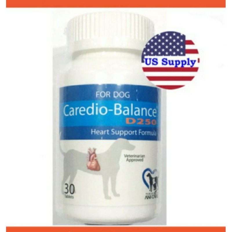 Caredio-Balance D250 อาหารเสริมบำรุงหัวใจสุนัข เสริมการทำงานของหัวใจ ...