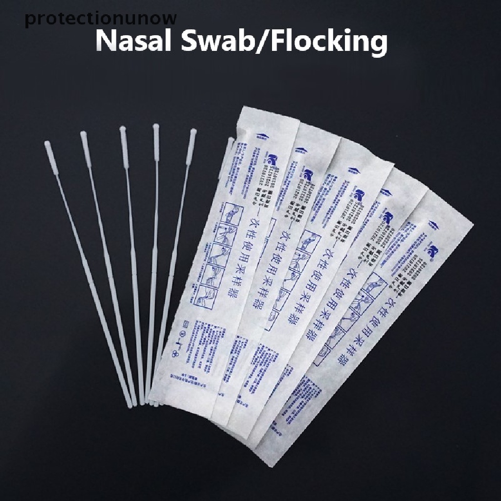 PR3TH 100PCS Nasal Swab Individual Self Test Sterile Nasopharyngeal ...