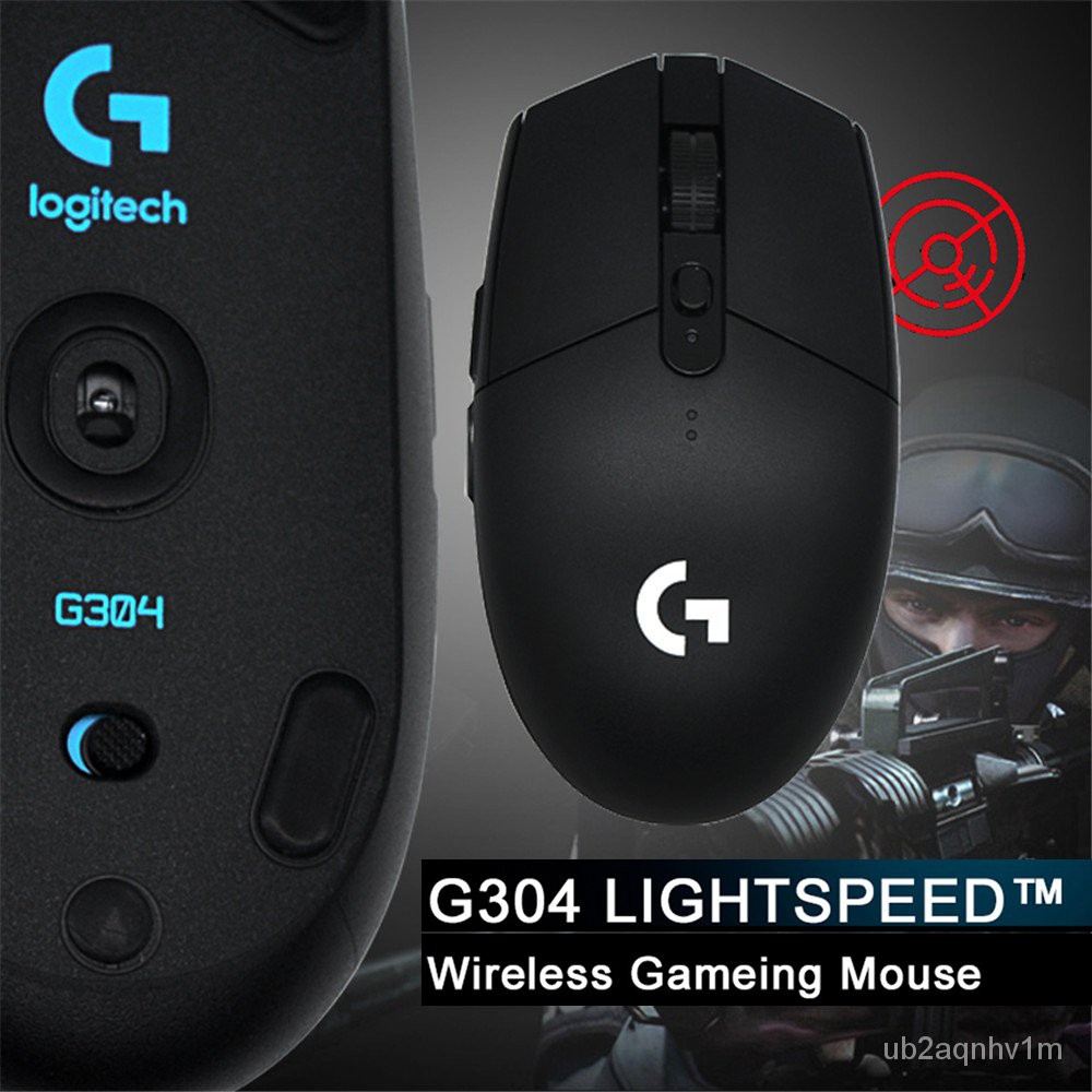Logitech Wireless Mouse 6 Programmable Buttons USB HERO Sensor 12000DPI ...