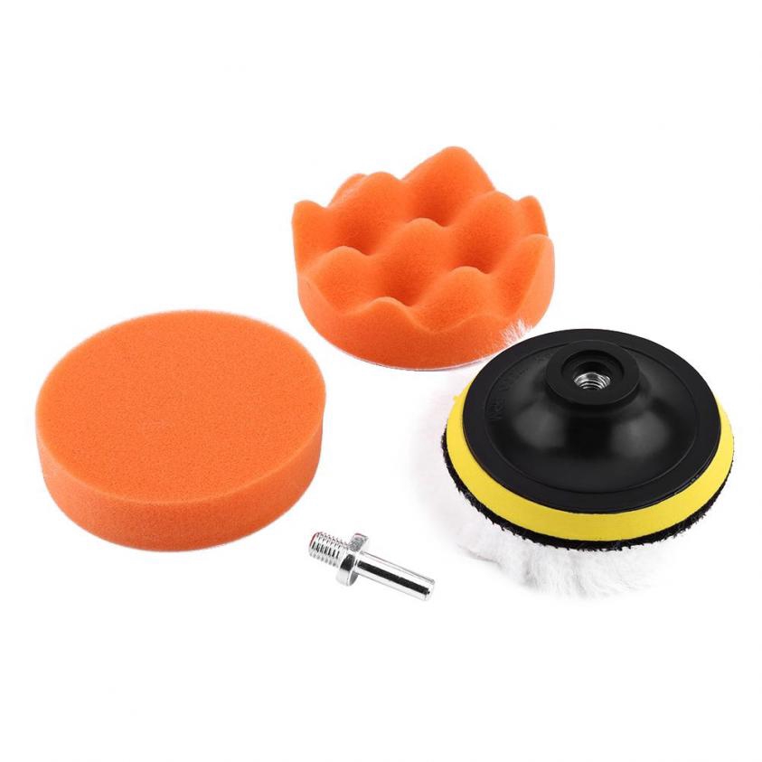 Xinpin 5Pcs 4 Polishing Buffing Pad Kit Tool For Car Polisher Buffer ...
