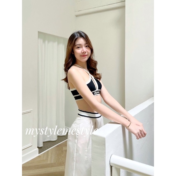 กางเกงขากระบอกขอบเอวยาง ซิปหลัง - mystyle_mestyle - ThaiPick