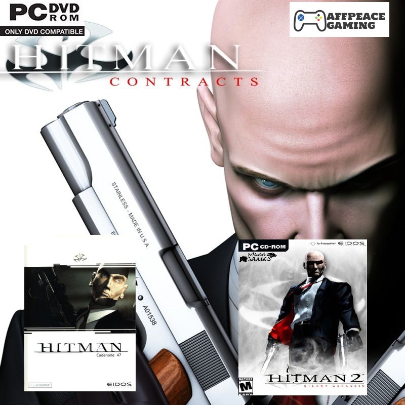 (เกม Pc) 3 IN 1 HITMAN CODE NAME HITMAN2 SILENT ASSASSIN HITMAN3 ...