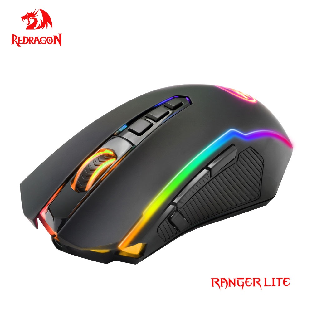 Redragon RANGER LITE M910-KS RGB USB 2.4G Wireless Gaming Mouse 8000 ...