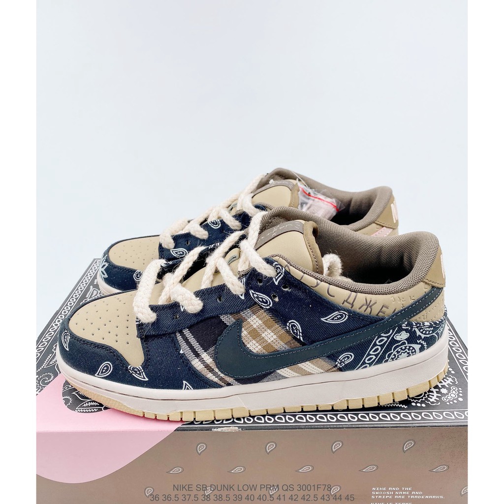 Travis Scott x Nike SB Dunk Low "jackboys" TS sports shoes running ...
