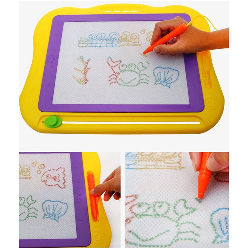 Magnetic Erasable Colorful Drawing Board Large Size Doodle Sketch EJRQ ...