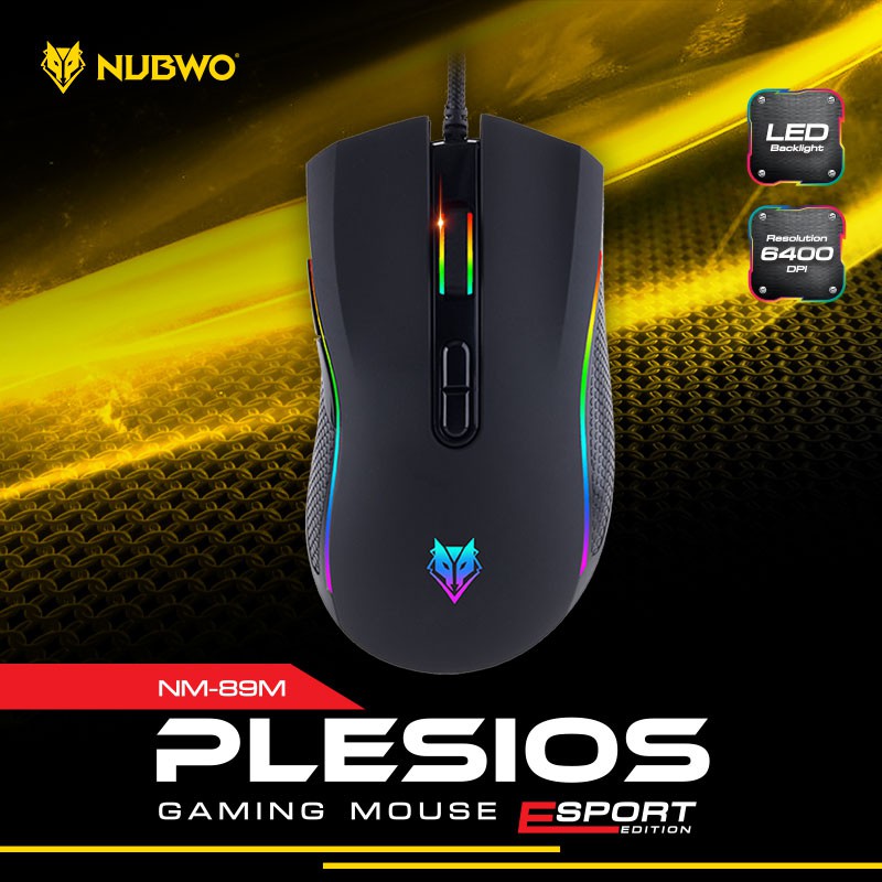 เมาส์เกมมิ่ง Nubwo Gaming Macro Mouse NM-89M เมาส์มาโคร เมาส์เกมมิ่ง ...