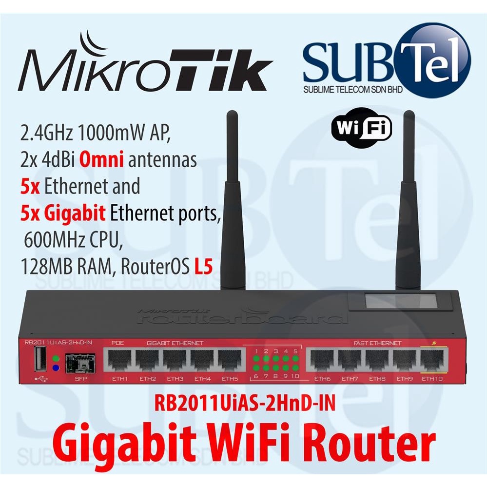 Mikrotik RB2011 ประกันตลอดชีฟ | Shopee Thailand