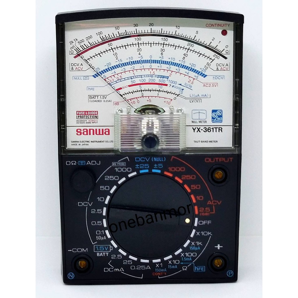 Sanwa YX-361TR Wide measurement range Multimeter ของแท้ 100% Made in ...