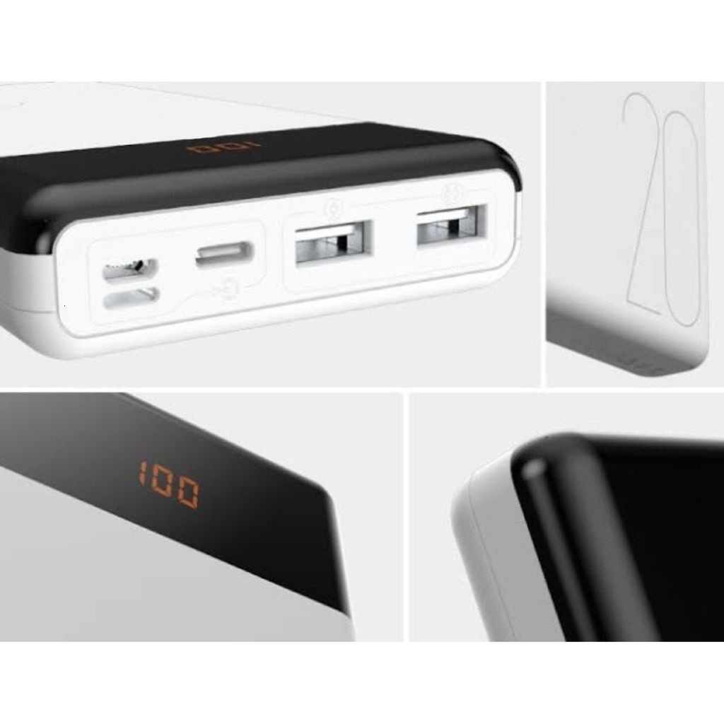 ข้อเสนอพิเศษSunsonic ST20 20000mAh Powerbank 2.0 (White) - zq48mmu3bp ...