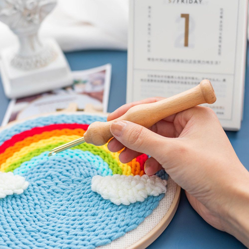 FKILLA Home Garden Poke Embroidery Needles DIY Sewing Tools Knitting ...