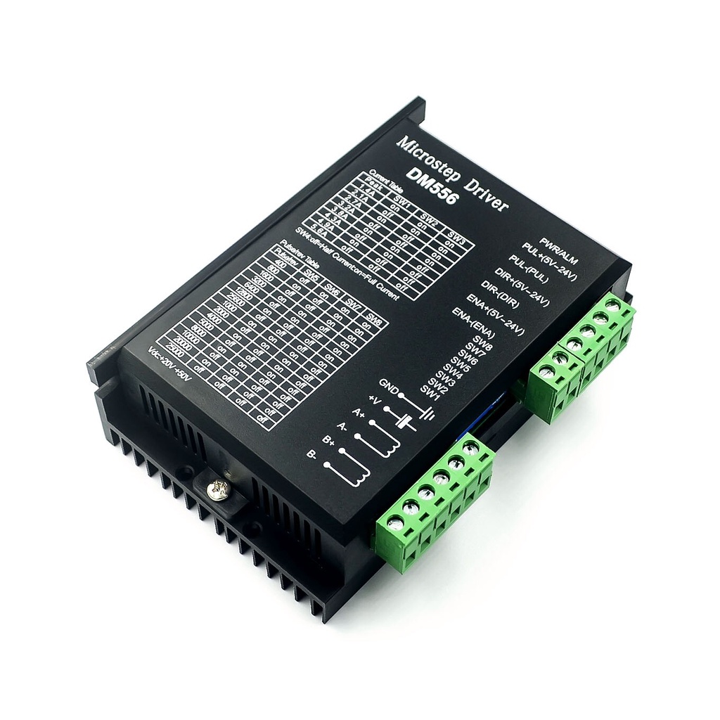 Stepper Motor Driver DM556 DM542 DM860 For Nema 23 34 Series 2-phase Digital Stepper Motor ...