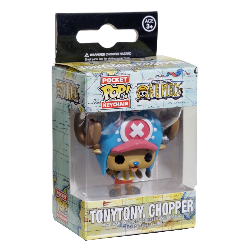 New Funko Pop ONE PIECE Pocket Keychain TonyTony. Chopper Vinyl Figure ...