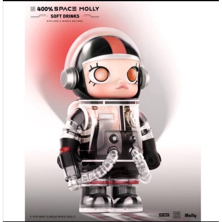 POP MART Space Molly 400% Soft Drink series - Monkeywan - ThaiPick