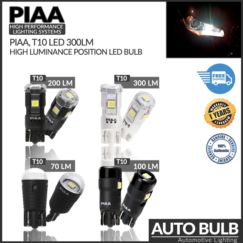 T10 LED IPF 450LM 6500K สว่างพิเศษ ของแท้ ประกัน 1 ปี ส่งฟรี - auto_bulbs - ThaiPick