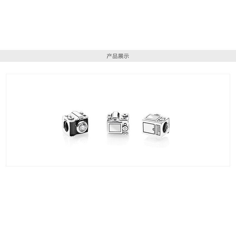 รับประกัน 1 ปีPANDORA กล้องสตริงเครื่องประดับคิดถึง 791709CZ ...