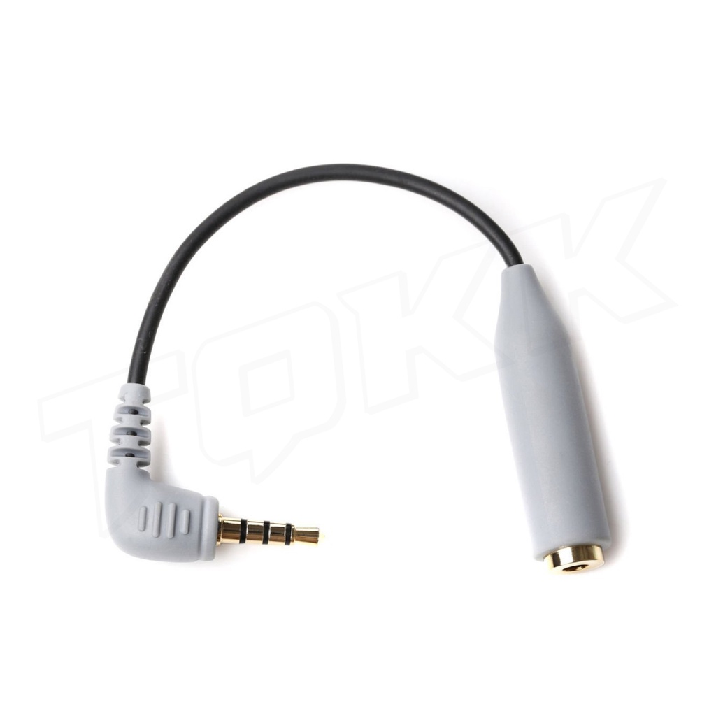 BOYA BY-CIP2 3.5MM TRS TO TRRS ADAPTOR สายแปลง ไมโครโฟน กล้องต่อมือถือ สายต่อแปลงหัวเสียบของ ...