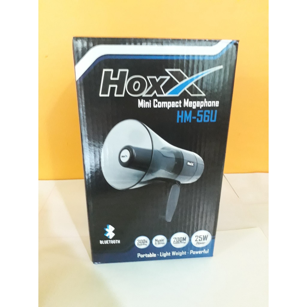 โทรโข่ง HOXX HM-56U ขนาด 5 นิ้ว USB SD การ์ด ไซเรน บันทึกเสียงได้.. - thaionline2020 - ThaiPick