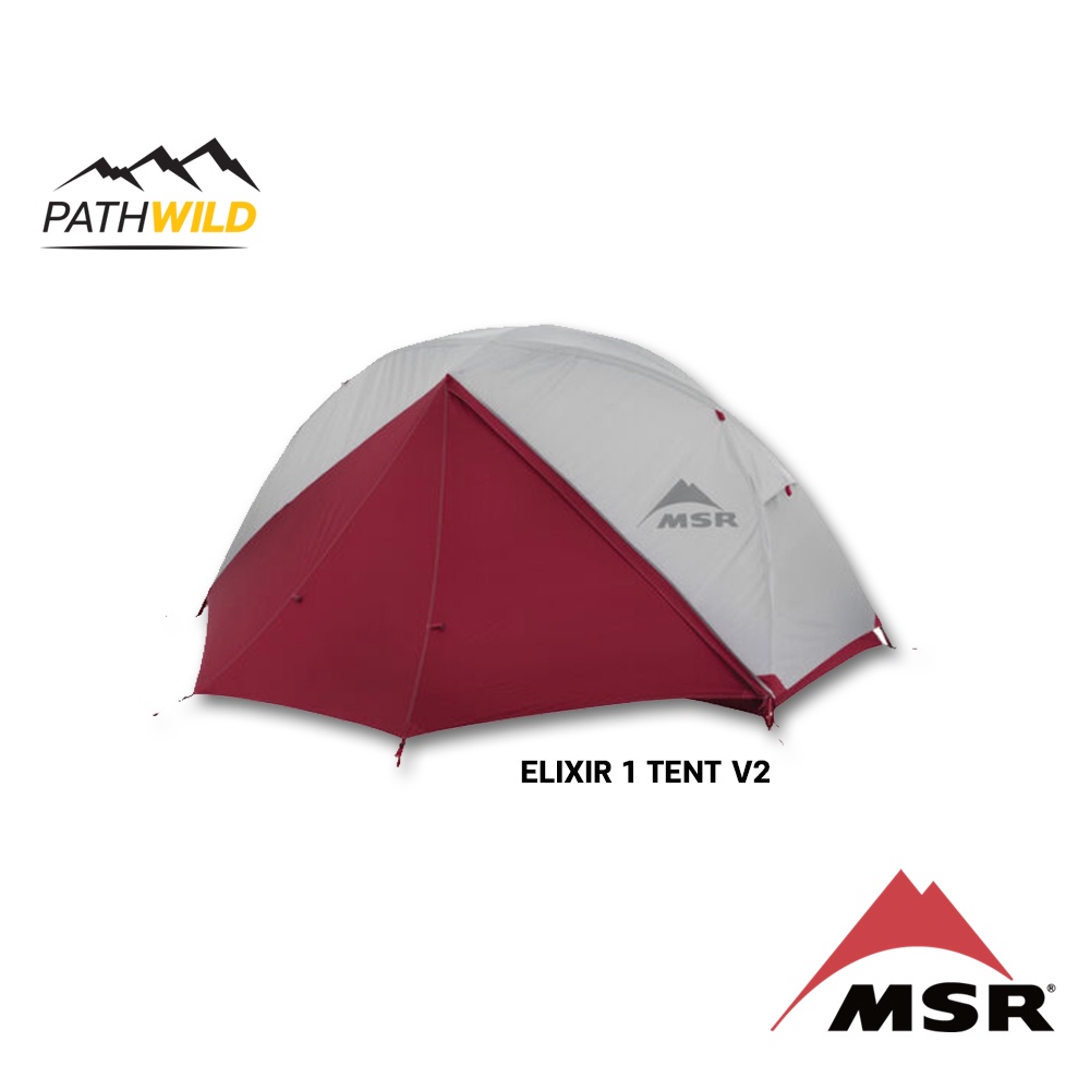เต็นท์ 1 คน น้ำหนักเบา MSR ELIXIR™ 1 TENT V2 | Shopee Thailand