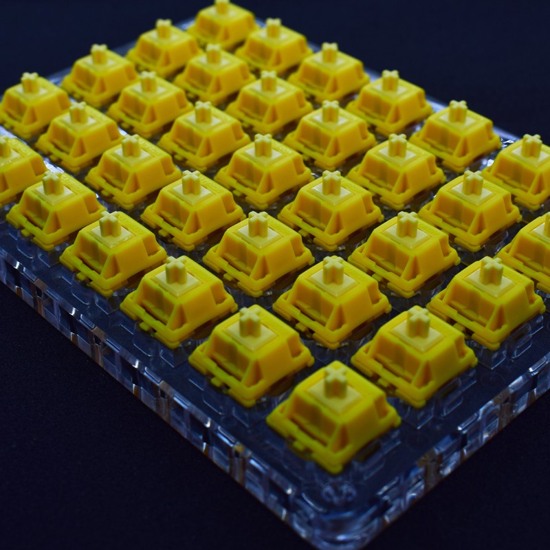 GATERON CAP Yellow Golden Switch Linear Switch 3 Pin 35pcs in a Box ...