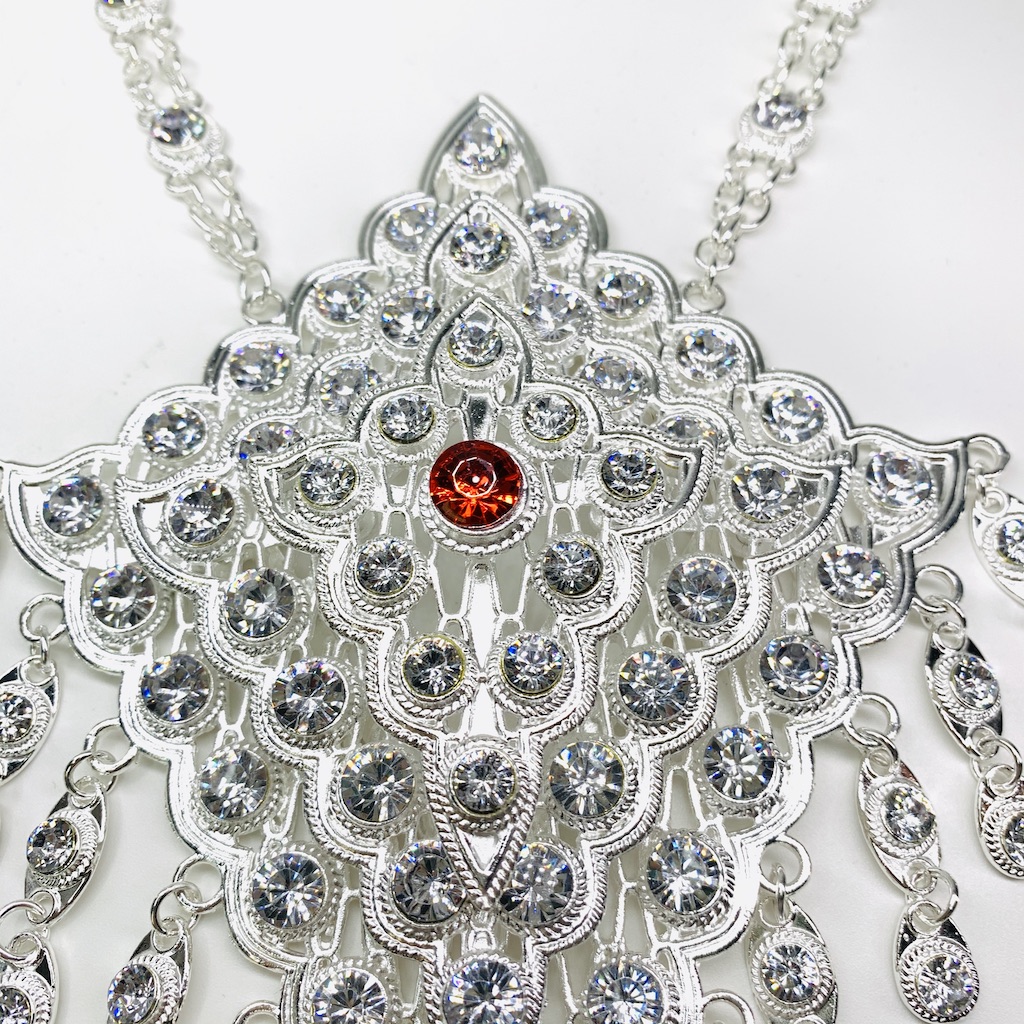 เครื่องประดับไทย สร้อยคอขนาดใหญ่ของผู้ชาย เครื่องประดับชุดไทย พลอยเทียม ...