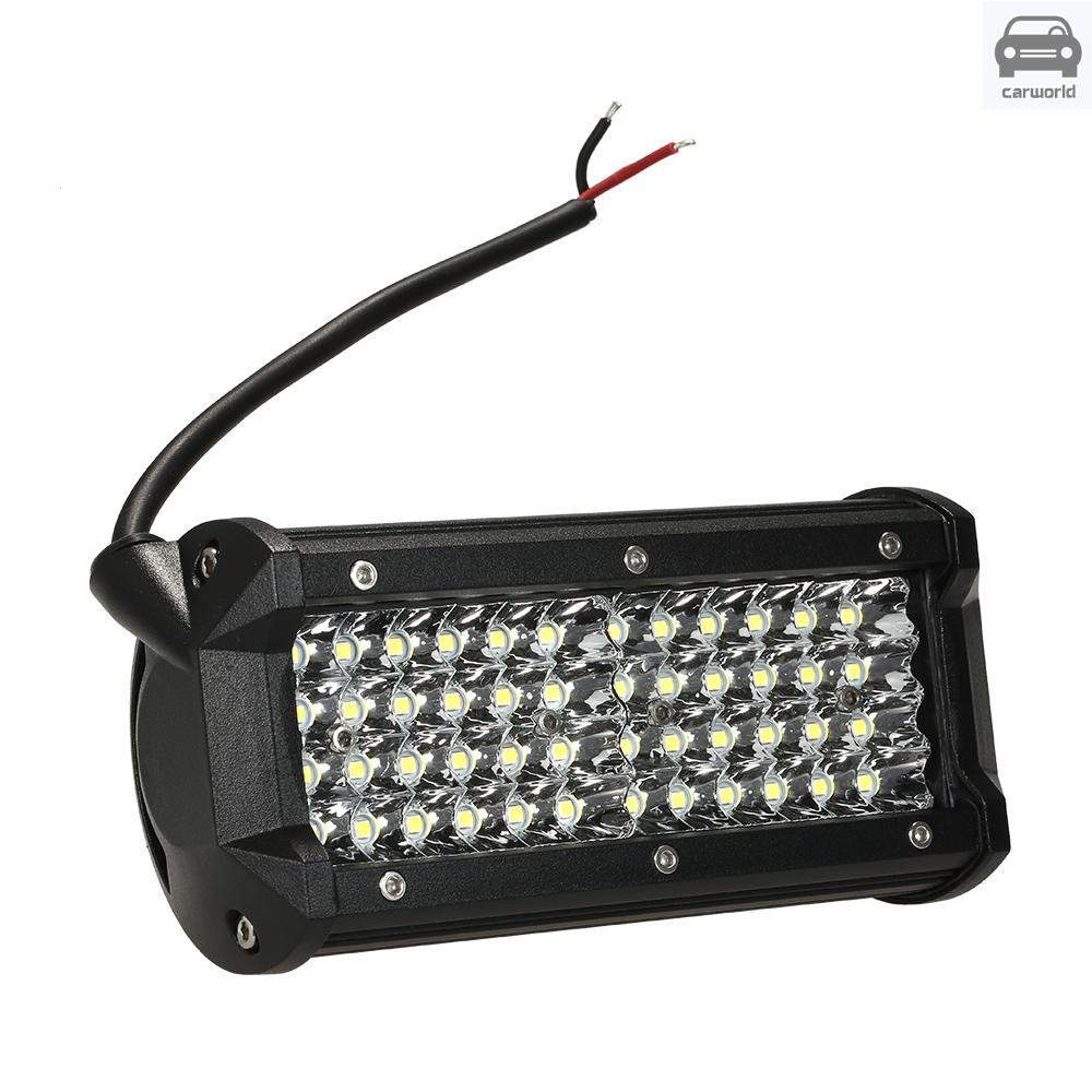 2Pcs 7'' 144W Quad Row LED Light Bar Work Light Bar Spot Fog lights ...