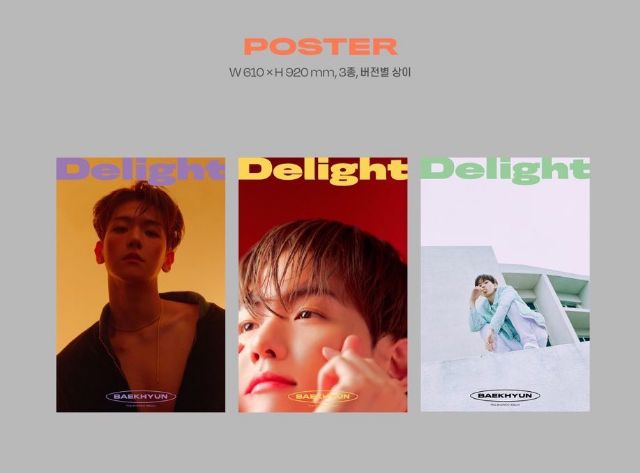 พร้อมส่ง อัลบั้ม EXO BAEKHYUN The 2nd Mini Album Delight - seesom_kpop ...