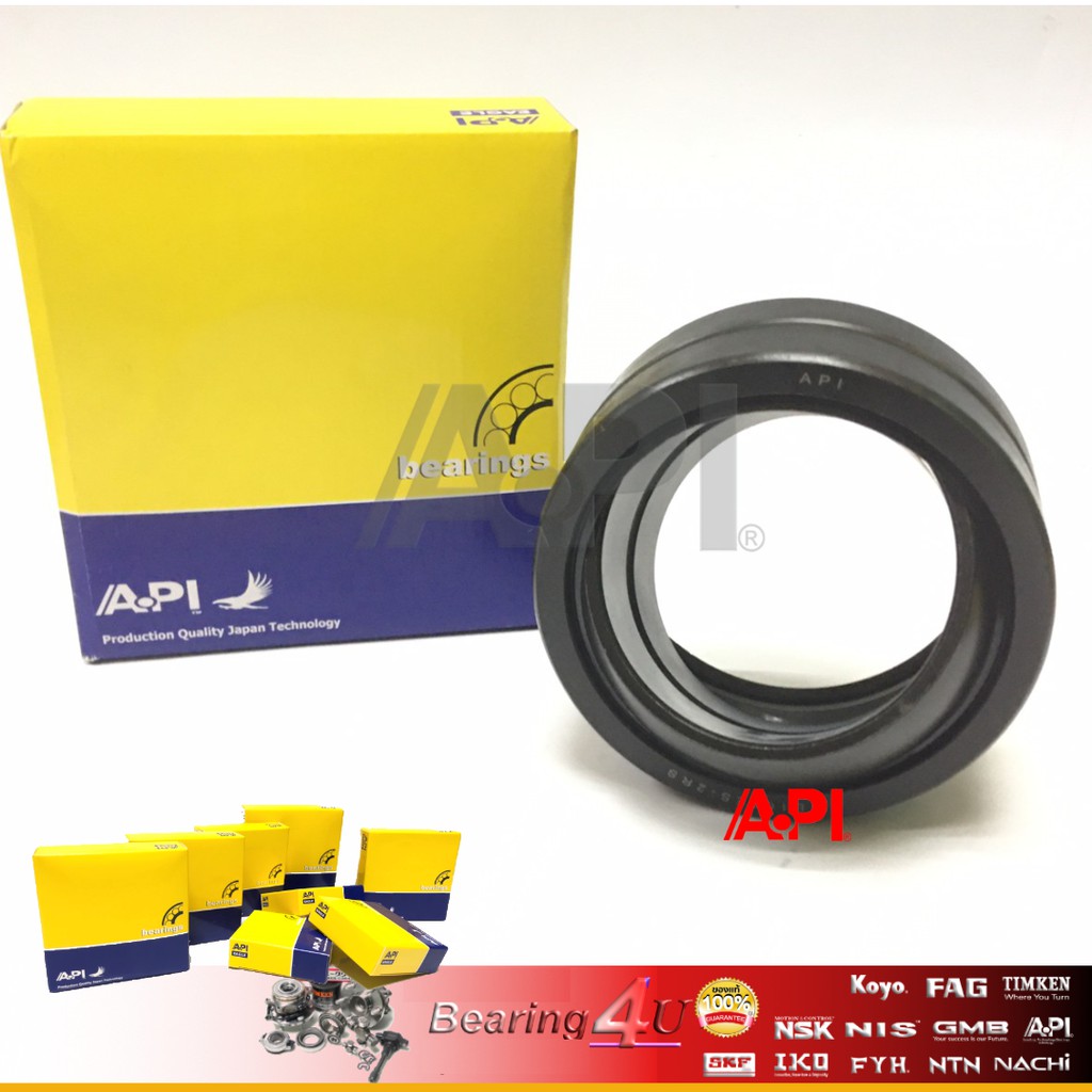 GE100ES 2RS API อะไหล่แท้ ตลับลูกปืนตาเหลือก ( SPHERICAL PLAIN BEARINGS ...