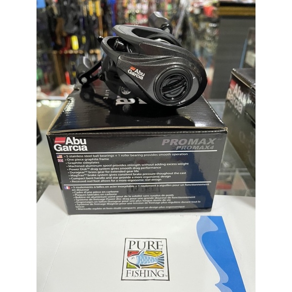 รอกหยดน้ำ Abu Garcia PROMAX 4 ใหม่ล่าสุด NEW 2021 รอบ 7.11 หมุนซ้าย หมุนขวา - 0hmbob33rm - ThaiPick