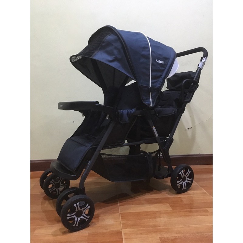 รถเข็นพี่น้อง Katoji Two-Person Stroller รถเข็นเด็กแบรนด์ดังของประเทศ ...
