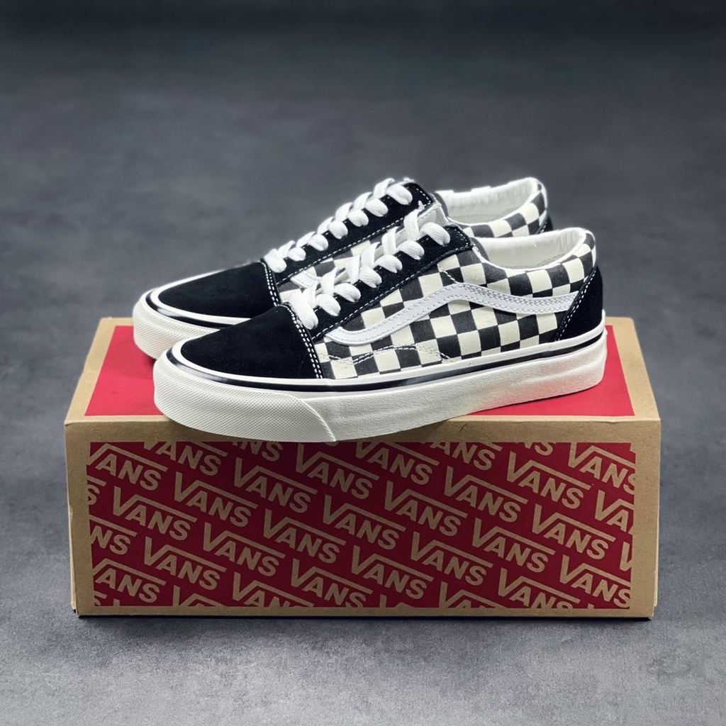 Vans Old Skool Anaheim Black and White Checkerboard - a6pmde_z7i - ThaiPick